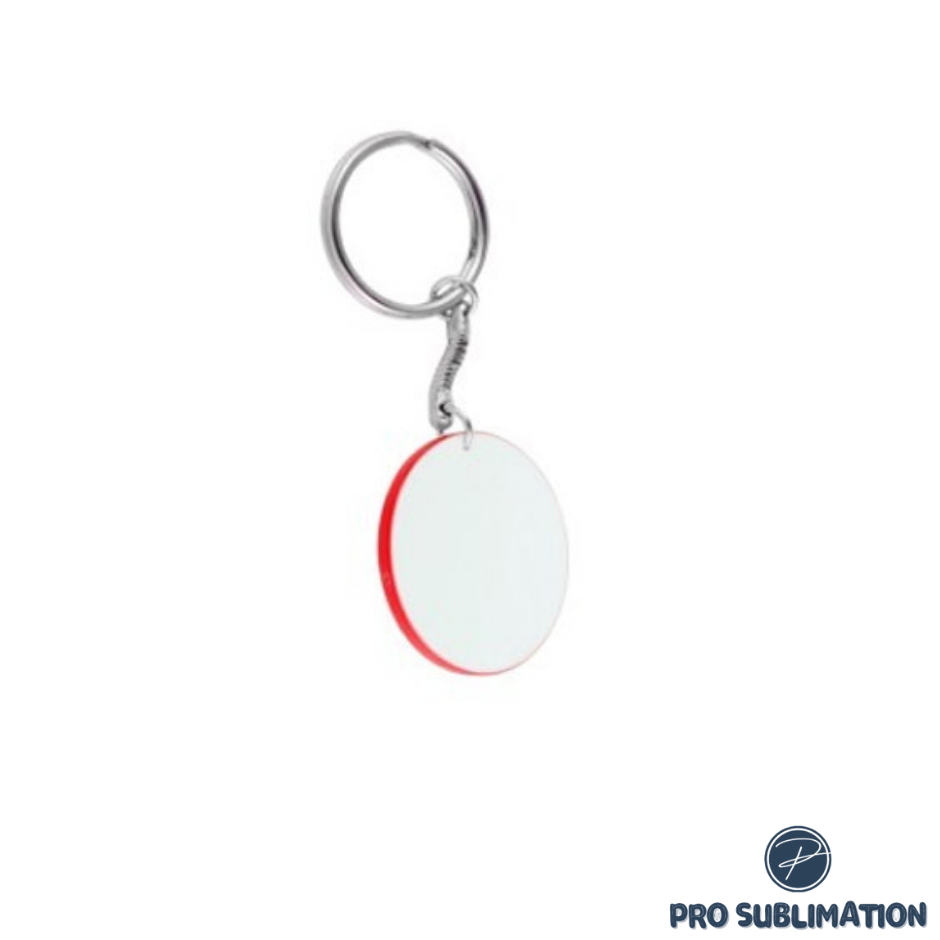 Round polymer keyring - Red – Pro Sublimation