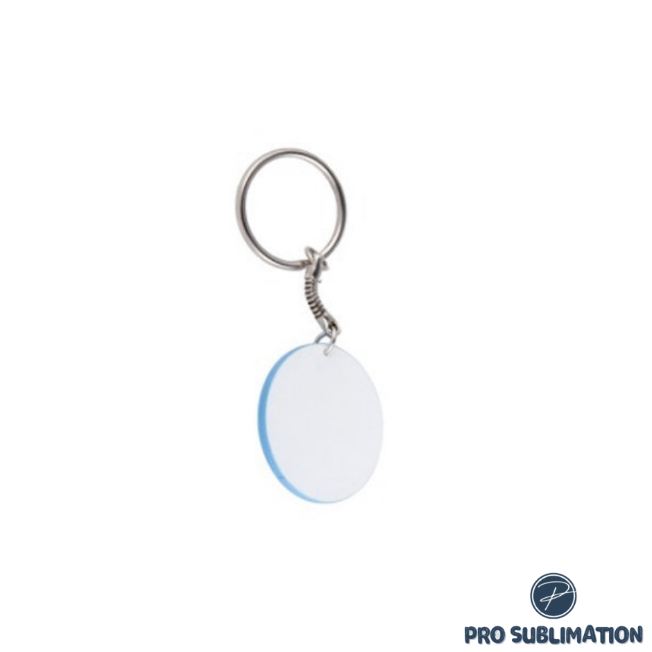 Round polymer keyring - Blue – Pro Sublimation
