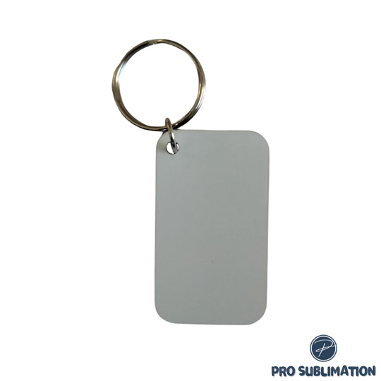 Gloss MDF rectangular keyring (Small) – Pro Sublimation
